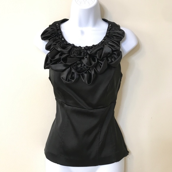 Cartise | Tops | Cartise Black Embellished Neckline Corset Top 2 | Poshmark
